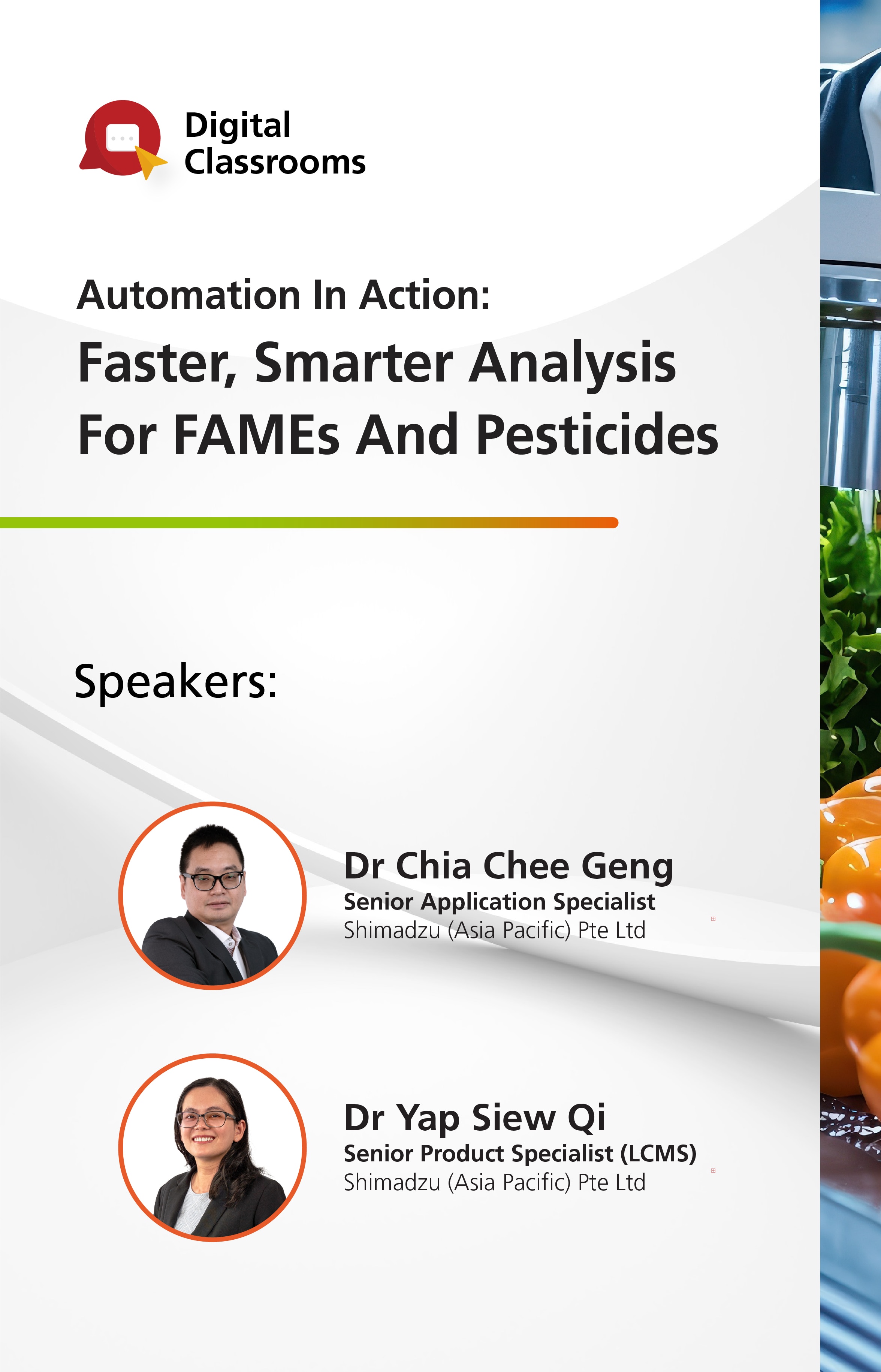 FAMEs and Pesticide Analysis for Food Safety | Shimadzu